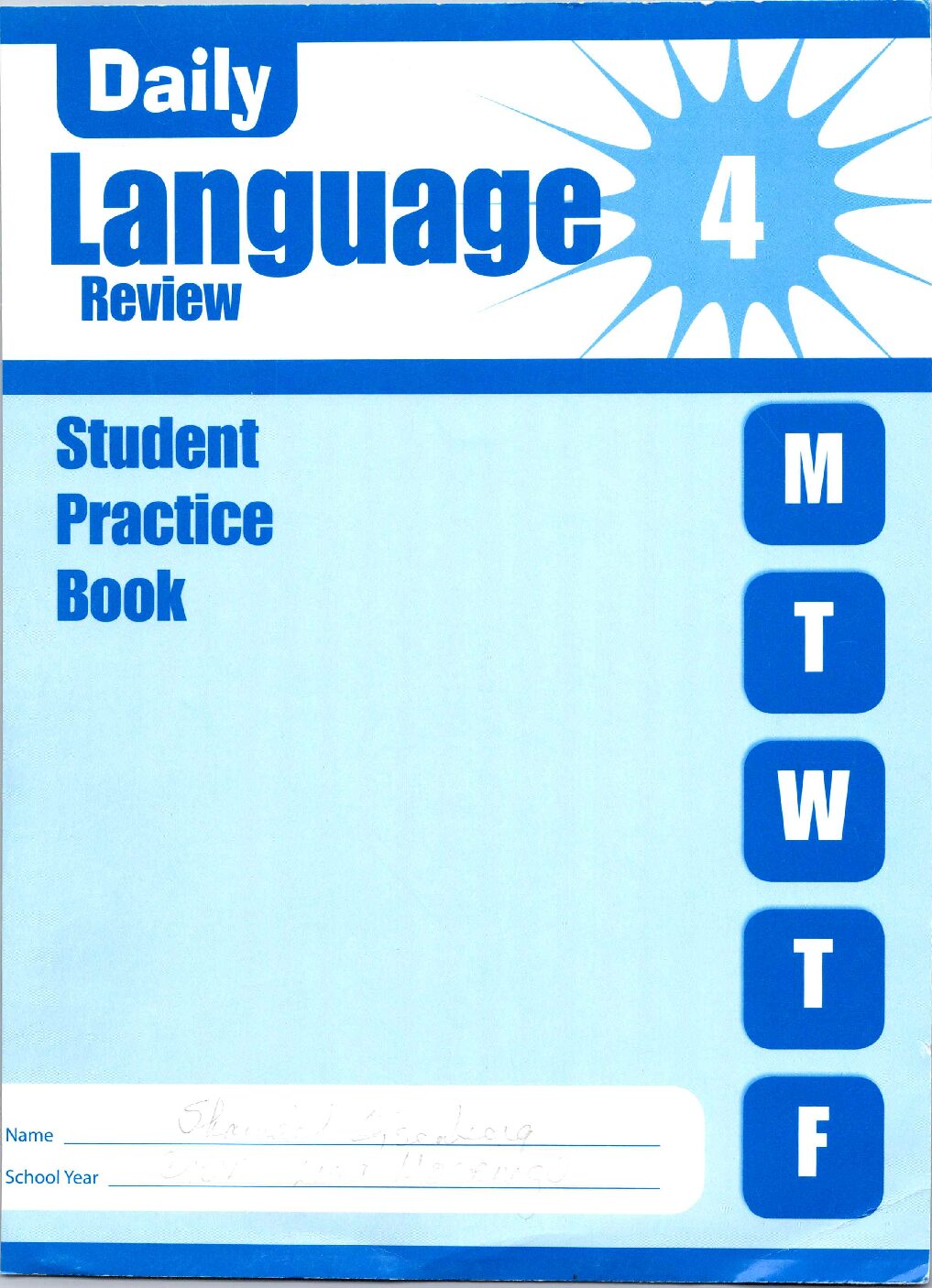 Daily Language Review Student Practice Book – Aloha Braille & Company